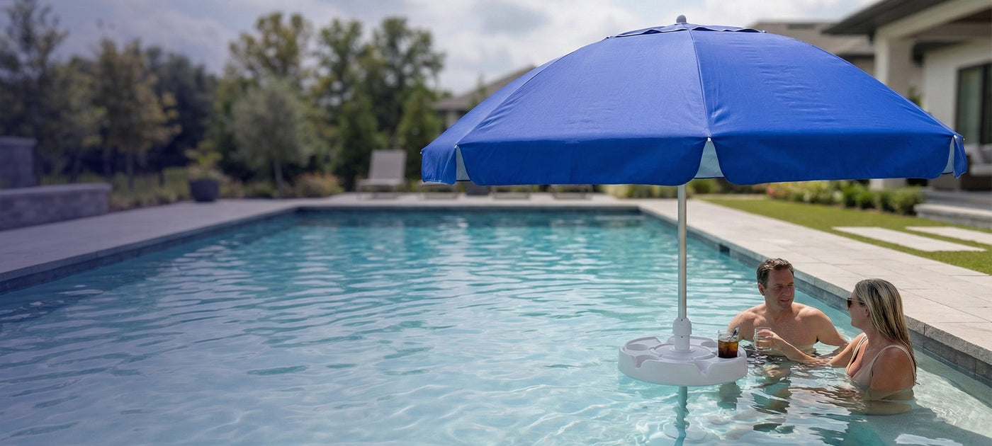 Swimbrella™ | Floating Pool Umbrella Shade Retreat – swimbrella-store